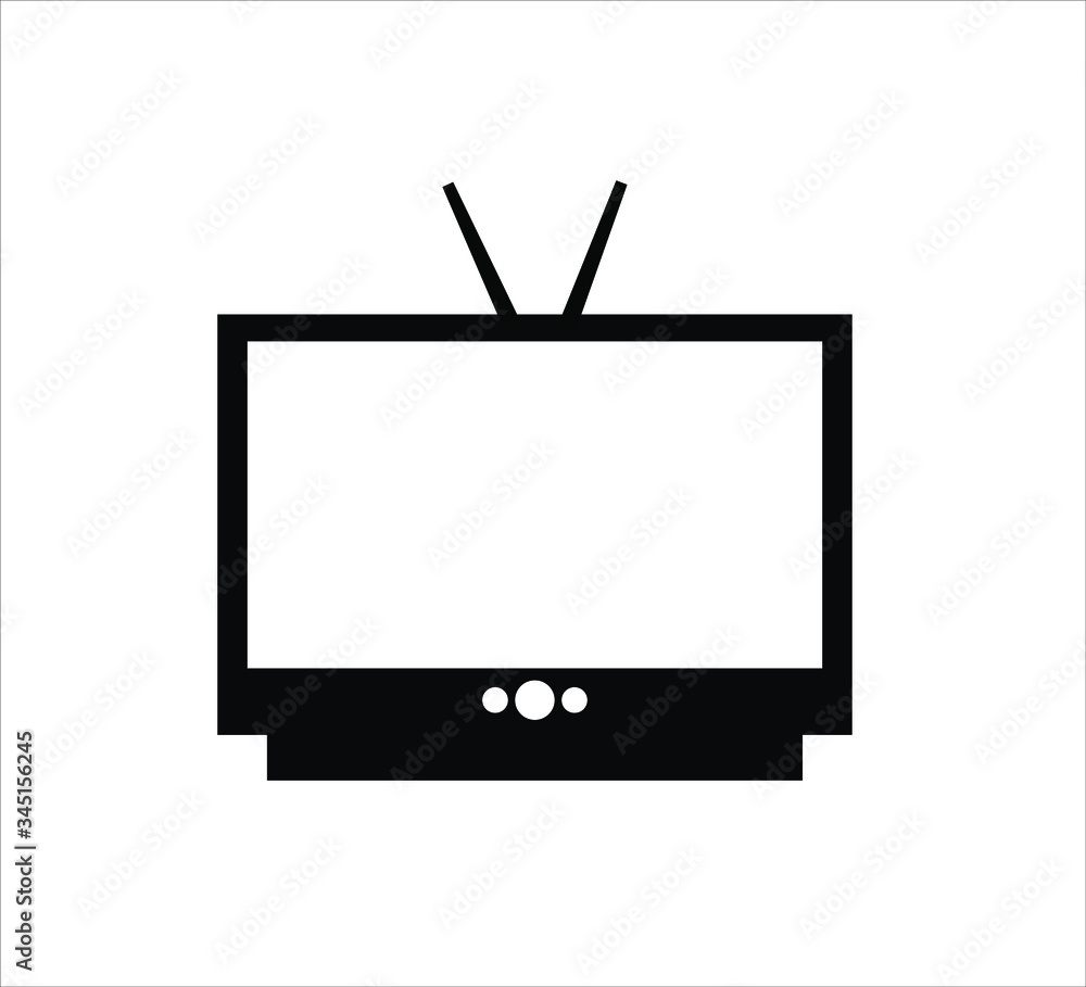 TV icon vector illustration. Television symbol for your web site design ...