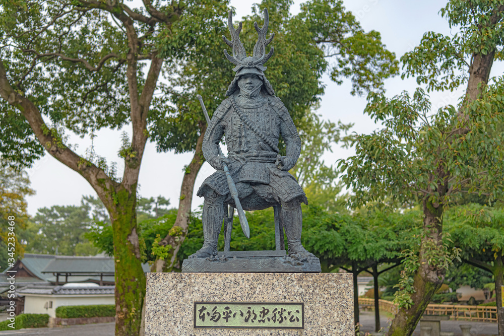 岡崎城 本田平八郎忠勝像 Stock Photo | Adobe Stock