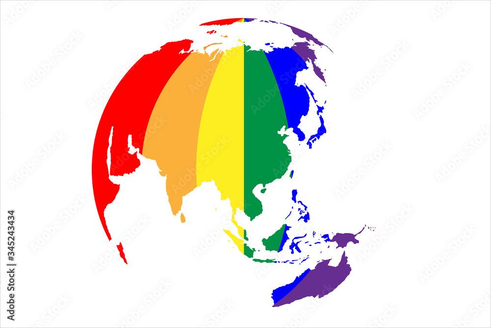 Rainbow Earth Wallpaper