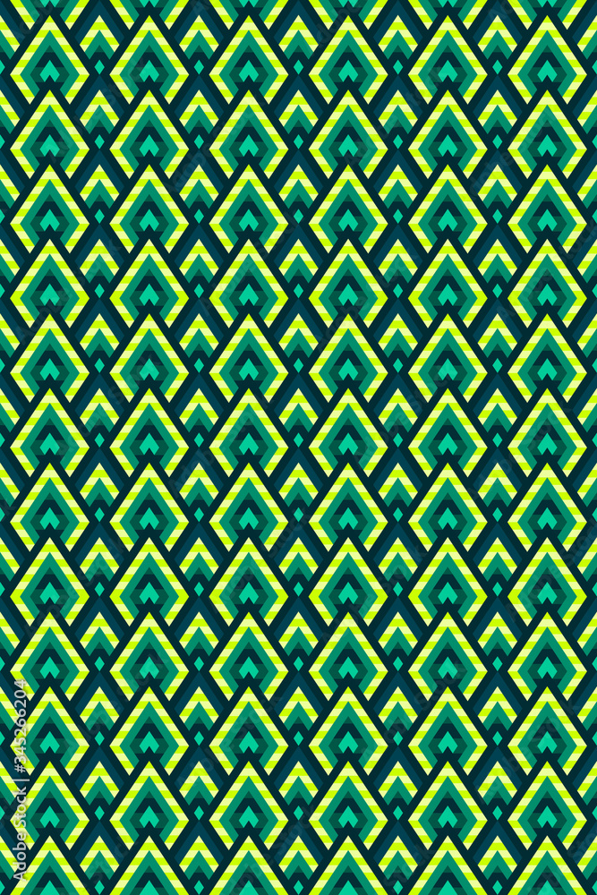Seamless geometric pattern of rhombuses and triangles in the form of ...