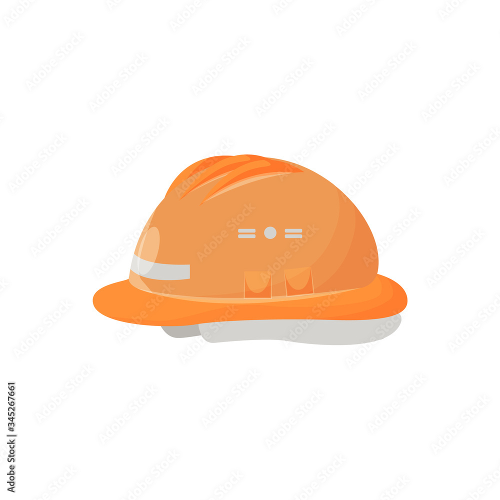 Hardhat cartoon vector illustration. Personal protective equipment ...