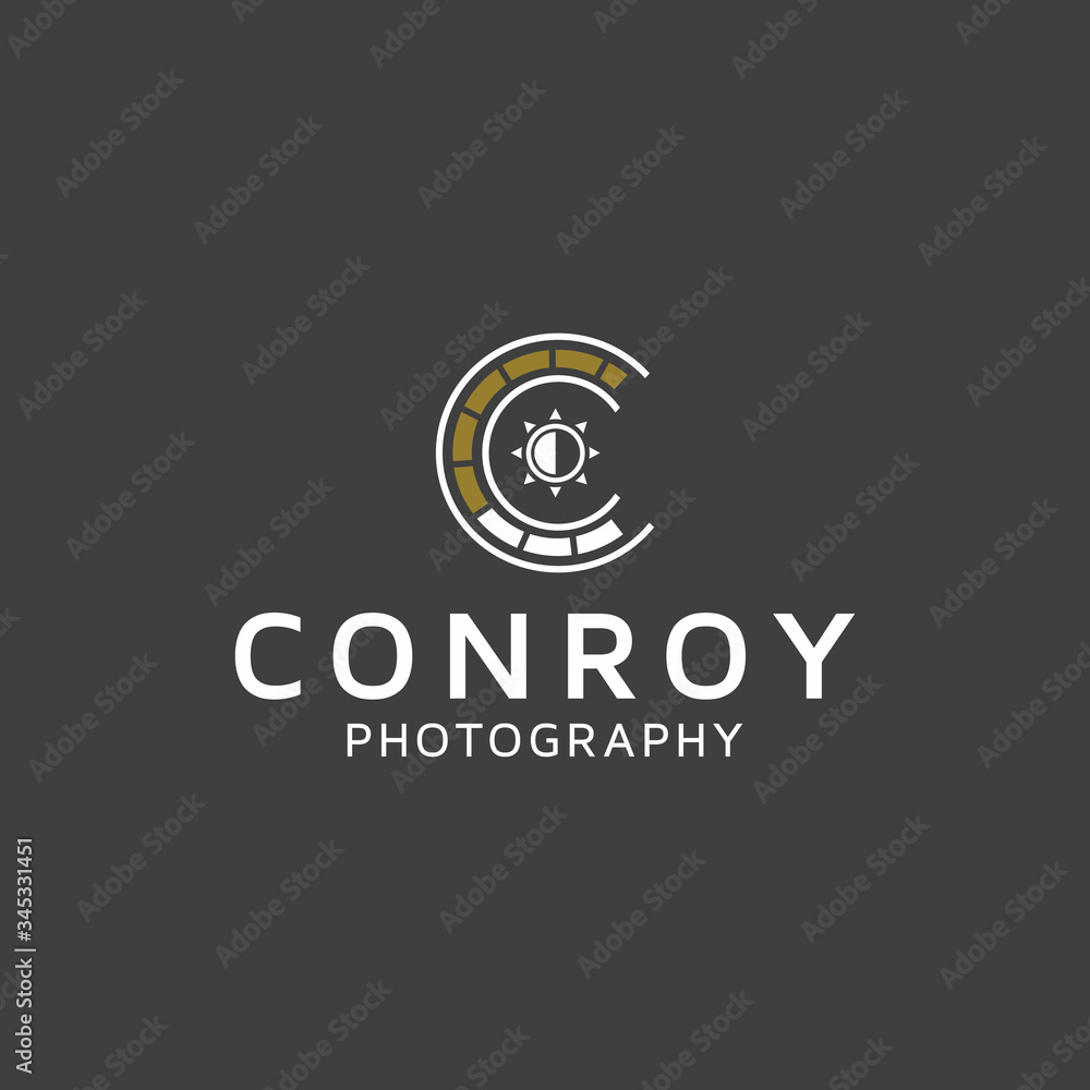 Photo camera with letter C logo design inspiration Stock Vector | Adobe ...