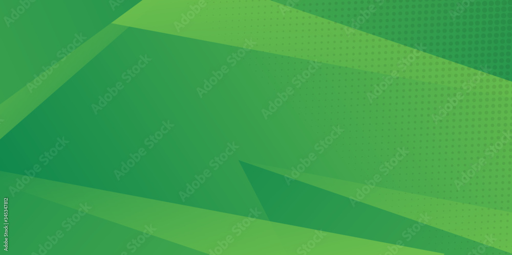 Abstract green triangle geometric vector background, can be used for ...