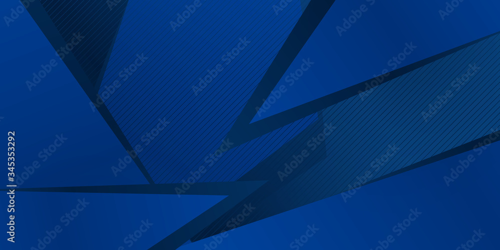 Abstract deep blue background curve and overlap layer with basic simply ...