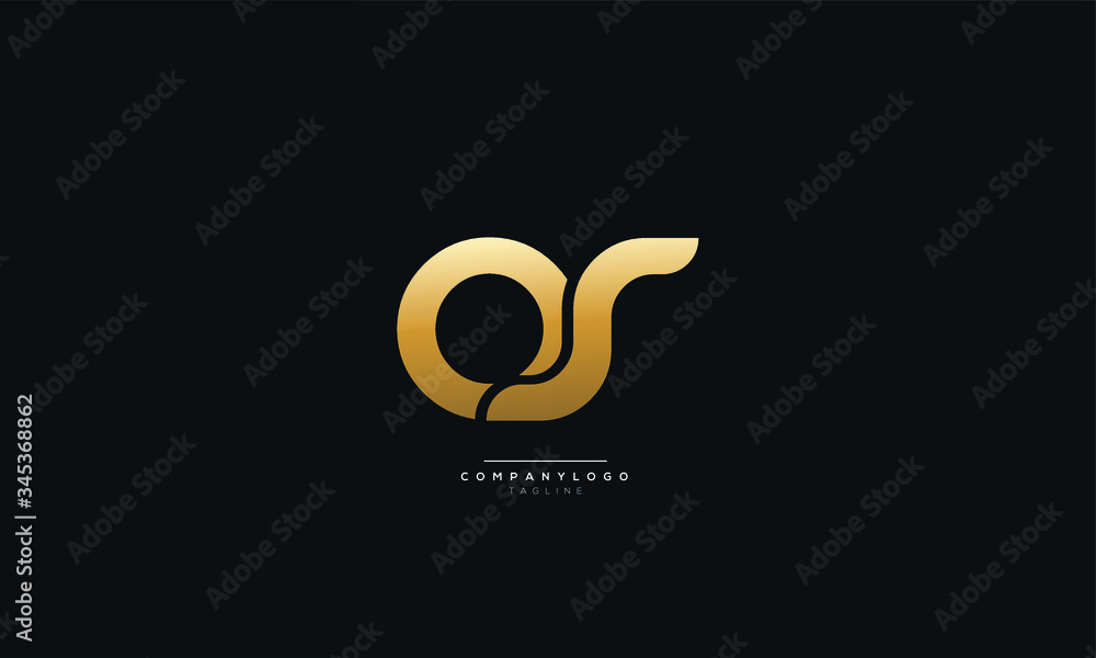 OS Letter Logo Design Icon Vector Symbol Stock Vector | Adobe Stock