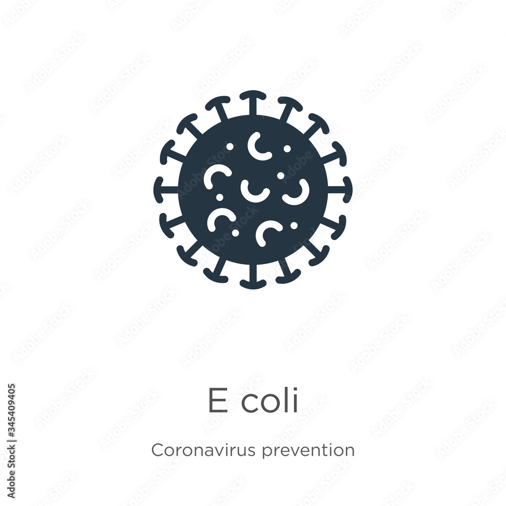 E coli icon vector. Trendy flat e coli icon from Coronavirus Prevention ... E coli icon vector. Trendy flat e coli icon from Coronavirus Prevention ...