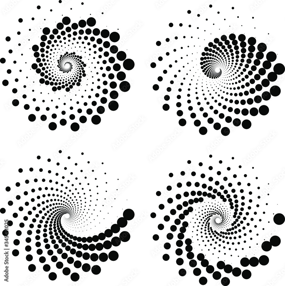 Black Vortex Background