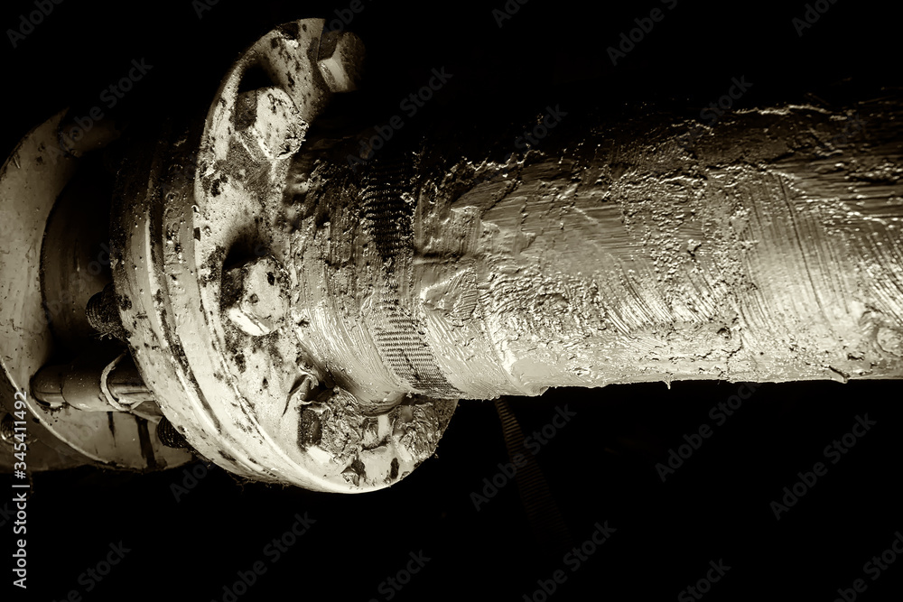 Repair industrial pipeline, fistula, fluid leak. Composite repair ...