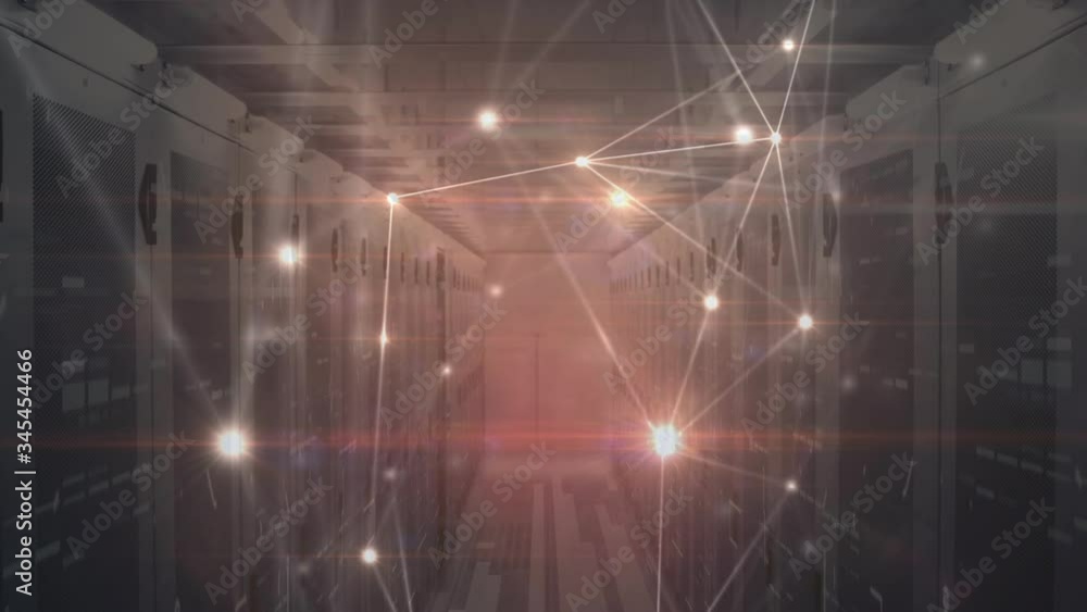 Animation of network of connections Stock Video | Adobe Stock