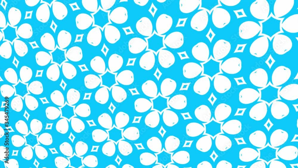 Color pattern with geometric shapes on a minimal black background ...