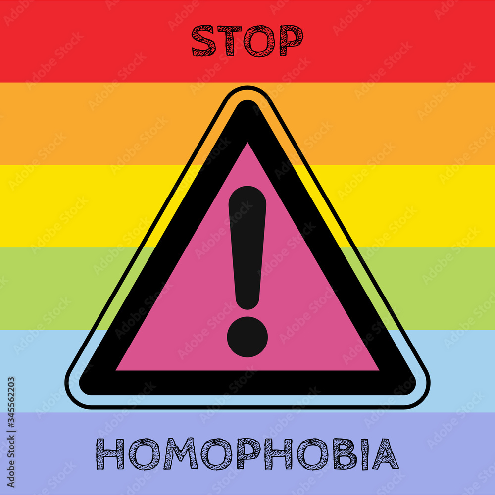 International day against homophobia transphobia and biphobia sign ...