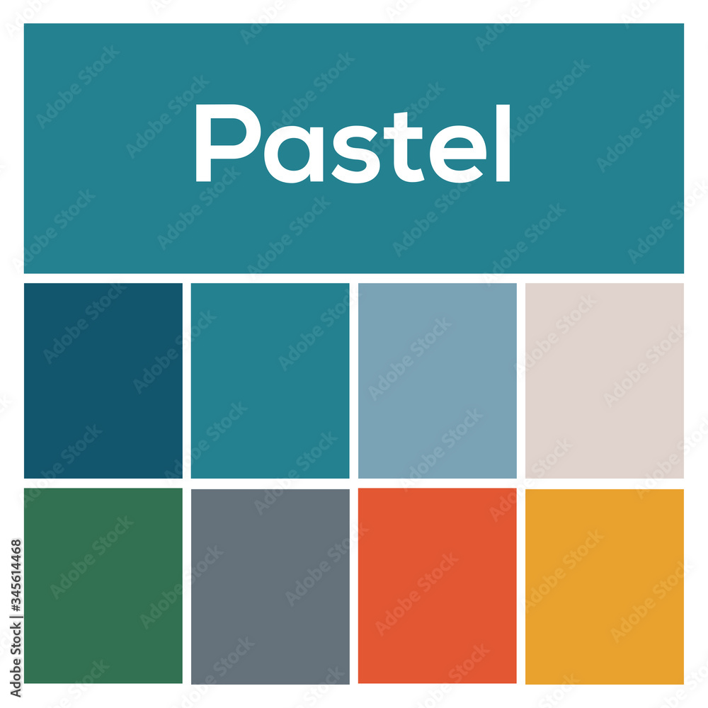 2020 Colors Palette. Pastel Background. Vector colored background ...