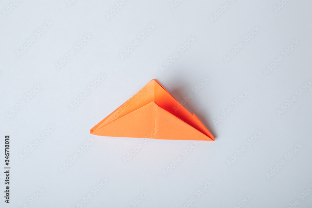 Step by step photo instruction. How to make origami paper boat. DIY for ...