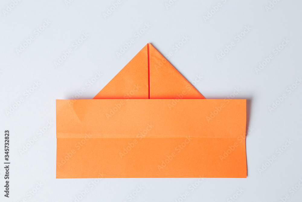 Step by step photo instruction. How to make origami paper boat. DIY for ...