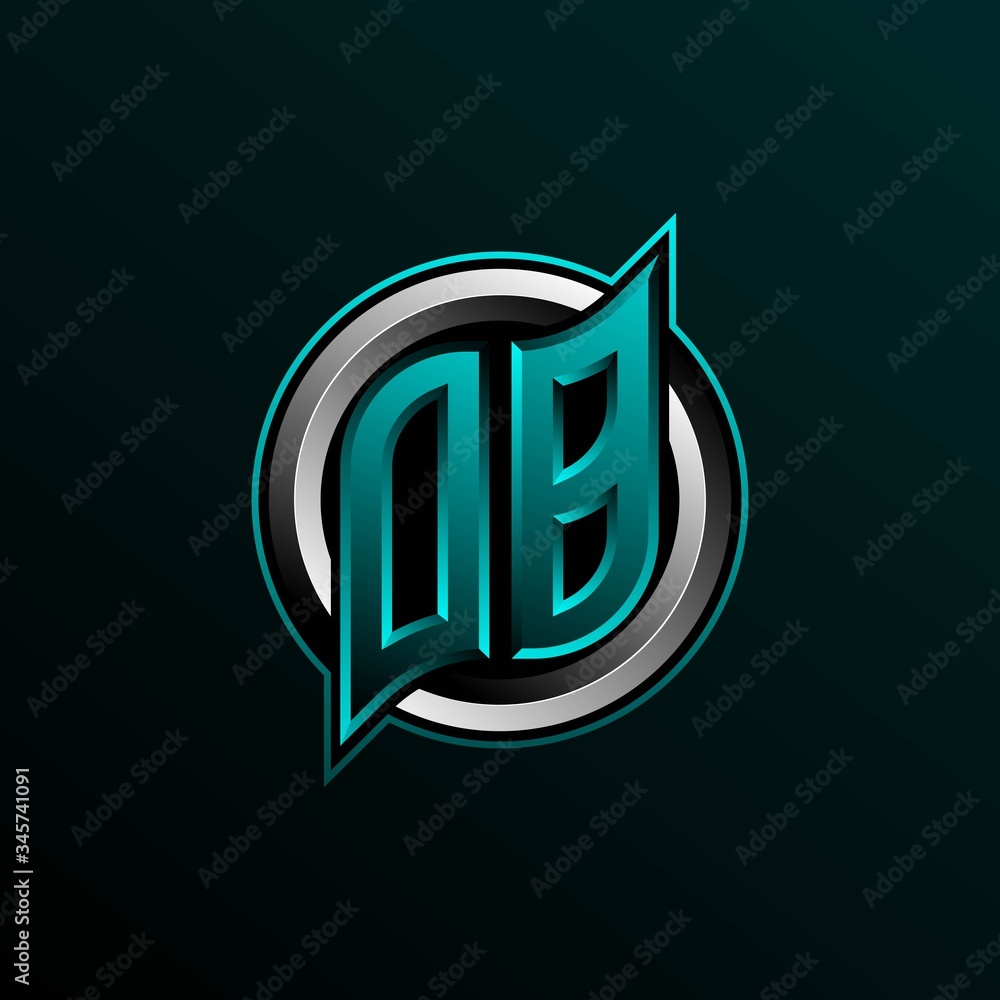 Initial DB logo design, Initial OB logo design with Circle style, Logo ...