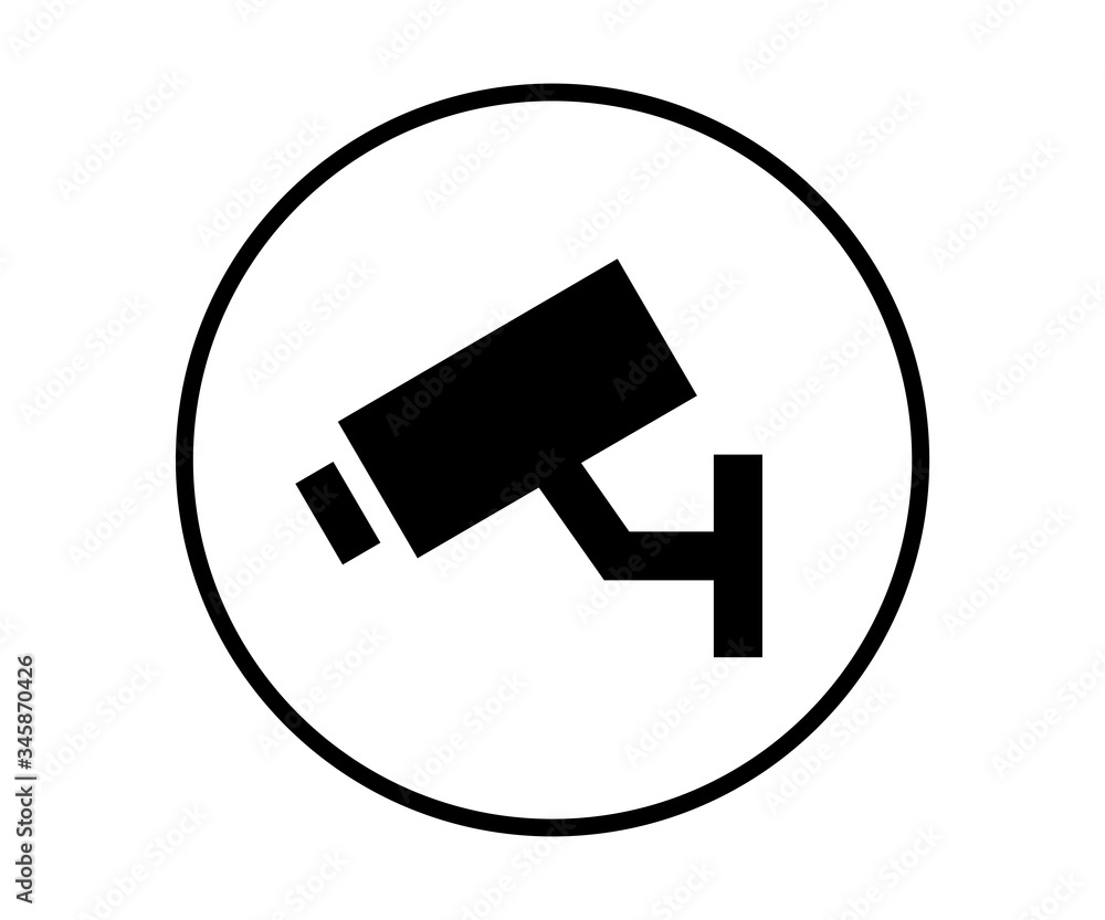 surveillance camera icon vector Stock Vector | Adobe Stock