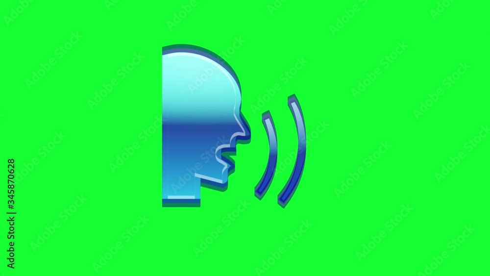 voice symbol, can be used for symbols Stock ビデオ | Adobe Stock