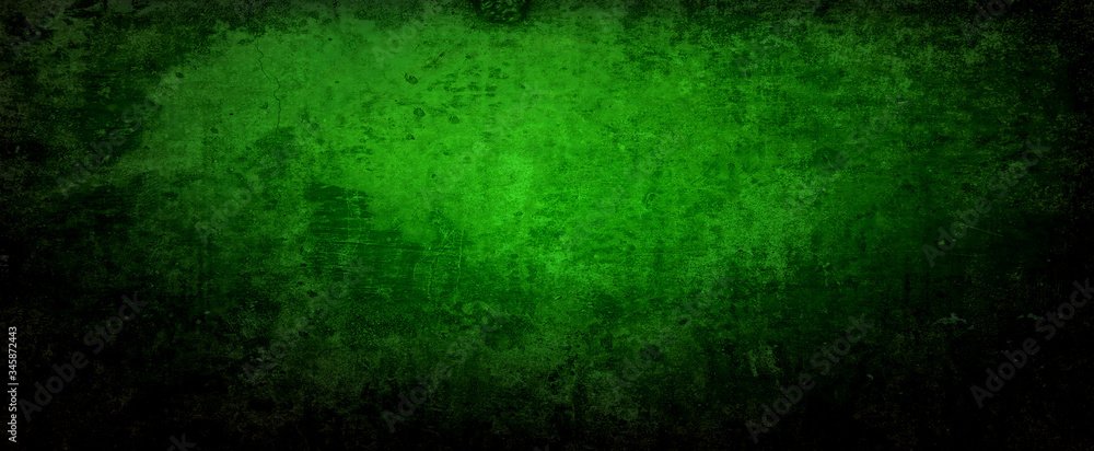 Solid green background with dark elegant border and rich deep colors ...