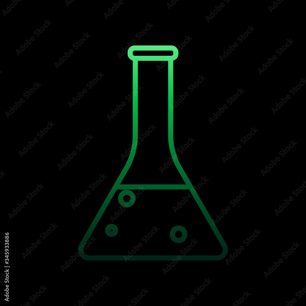 flask nolan icon. Simple thin line, outline vector of Education icons ...