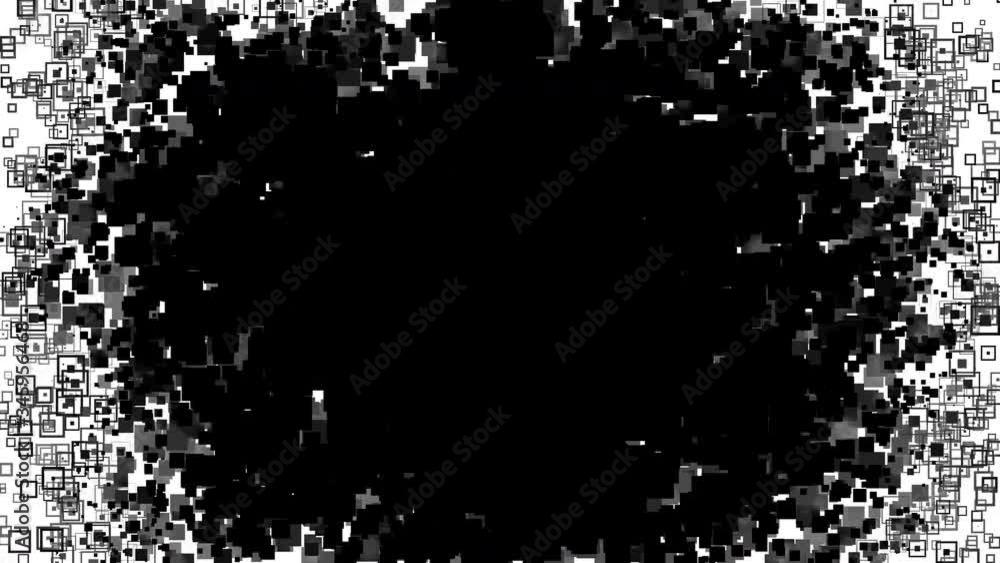 Beautiful Technological Transition Animated Moving Squares Spreading ...