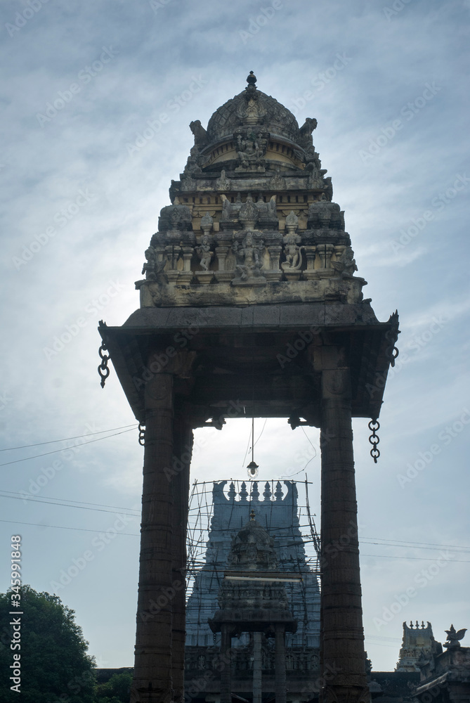 small gopuram inside varatharaja perumal temple also known as athi ...