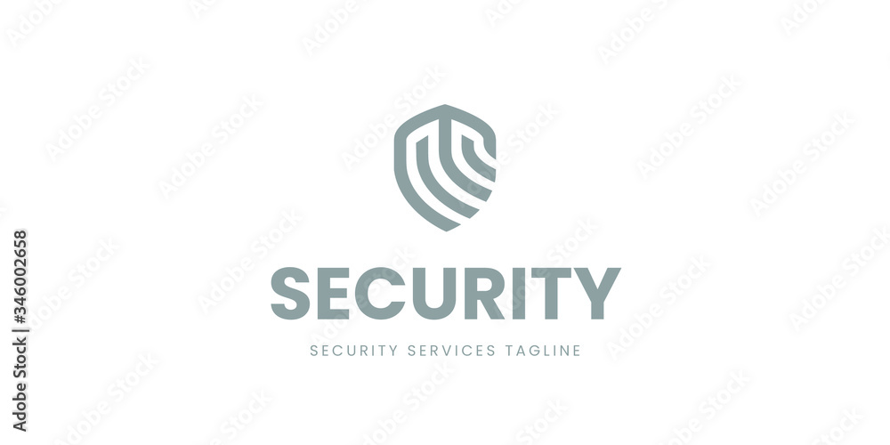 Security Logo, Defense Logo, Logo, Branding, Lines Stock Vector | Adobe ...