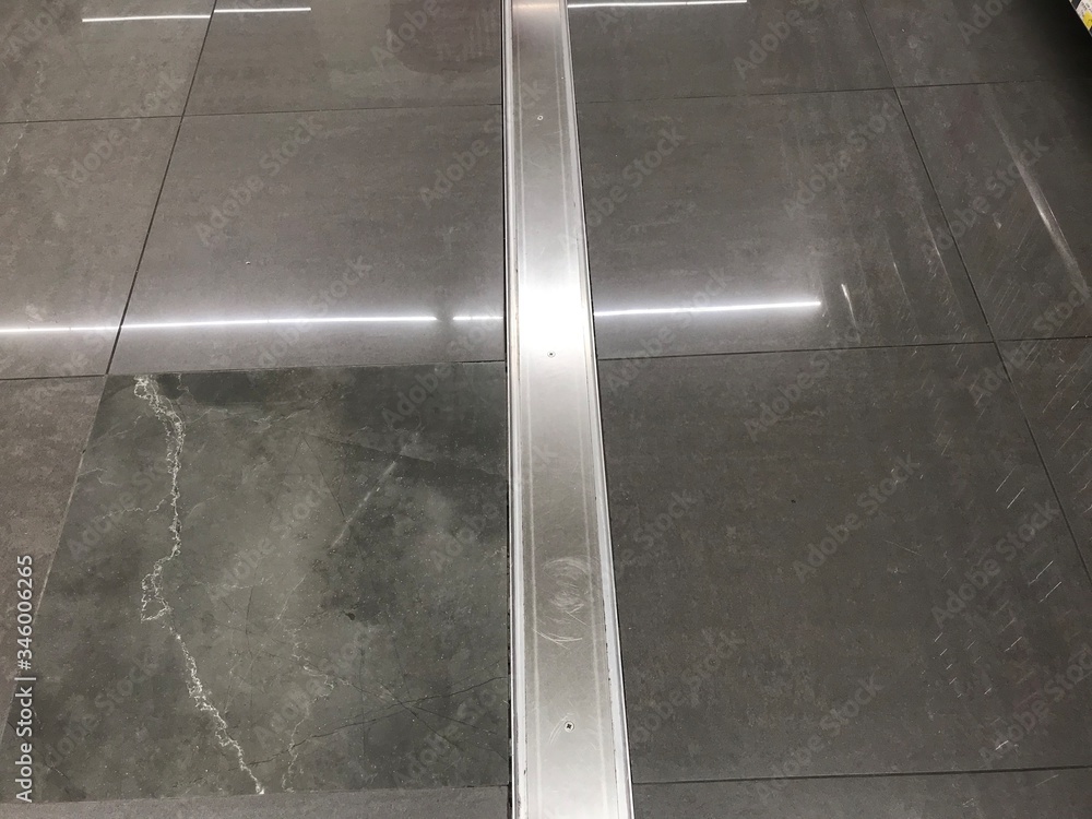 Construction Expansion joint is covered Materials plate made of ...