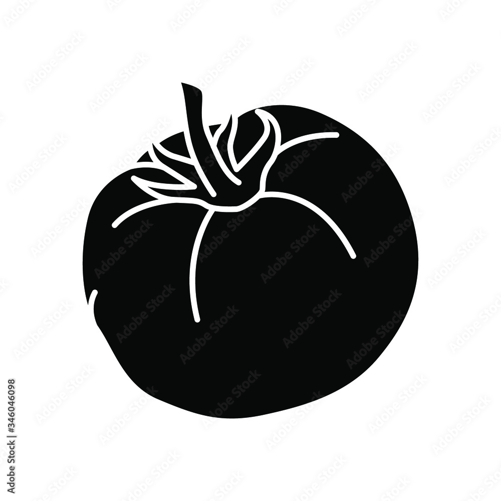 Tomato icon design best logo , vector illustration emblem isolated ...
