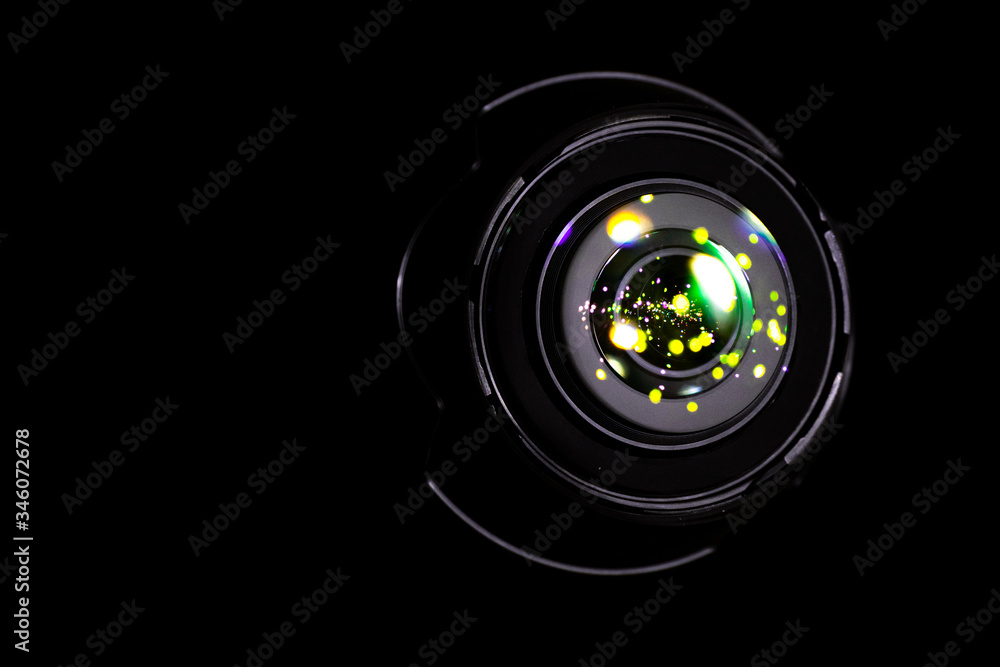 Video Camera Lens Reflection