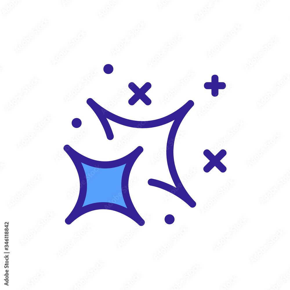 flickering of curved four pointed star icon vector. flickering of ... flickering of curved four pointed star icon vector. flickering of ...