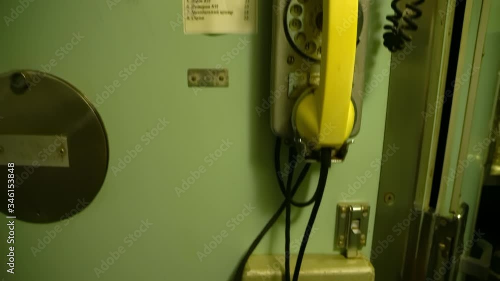 telephone in a Soviet underground military bunker, Inside the ...