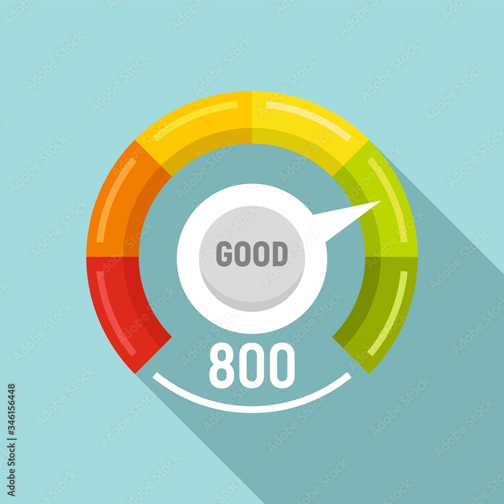 Good level scale icon. Flat illustration of good level scale vector ...