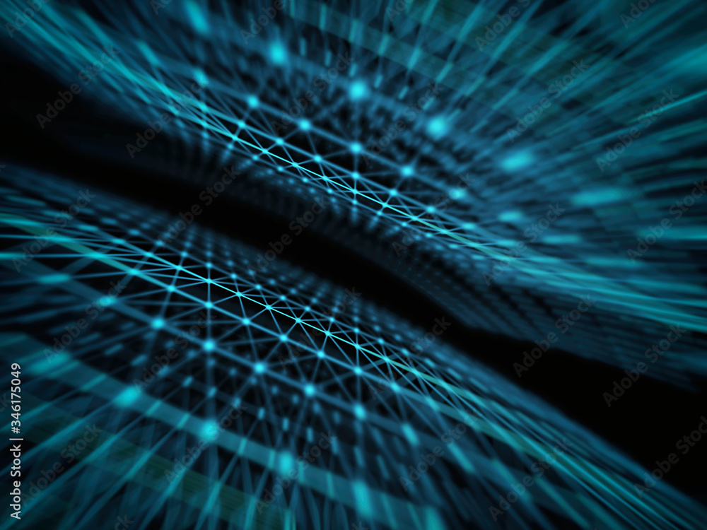 Abstract geometry surfaces, lines and points background, Used as ...