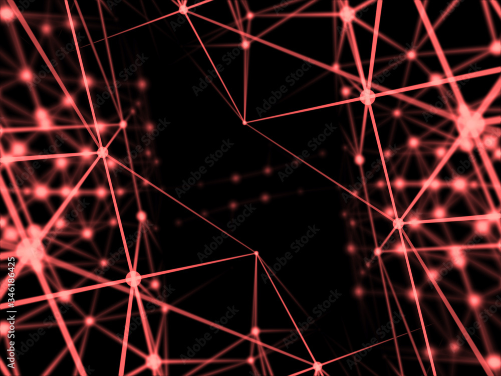 Abstract geometry surfaces, lines and points background, Used as ...