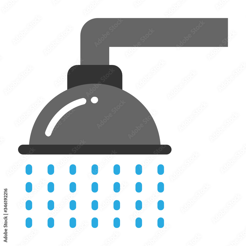 Ghusl Concept, full ablution vector Color icon design, Ramazan kareem ...