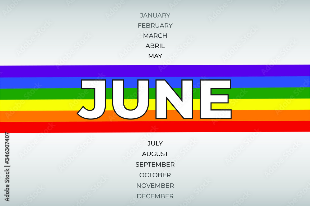 LGBT Pride Month in June. Lgbtq, lgbtq rainbow flag, lesbian, gay ...