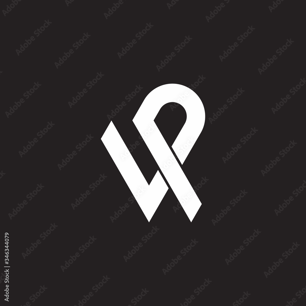 letter vp simple linked overlapping lines symbol logo vector Stock ... letter vp simple linked overlapping lines symbol logo vector Stock ...