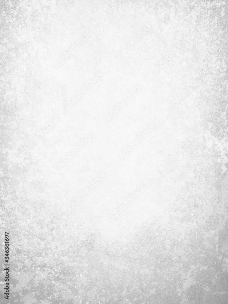 old white paper background with gray textured border grunge, elegant ...