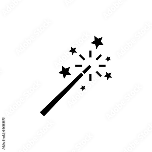 Wand Clipart Black And White