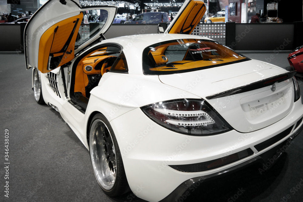 Modified white Mercedes Benz by FAB DESIGN with beautiful brown ...