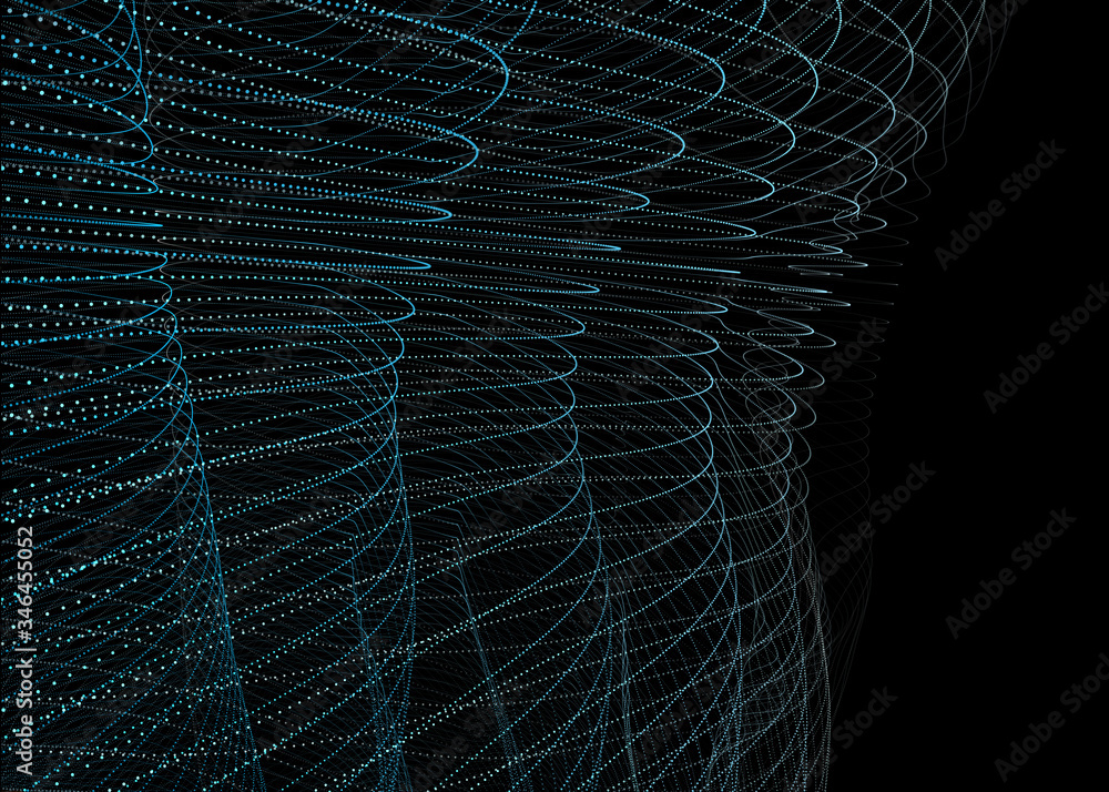 Abstract geometry surfaces, lines and points background, Used as ...