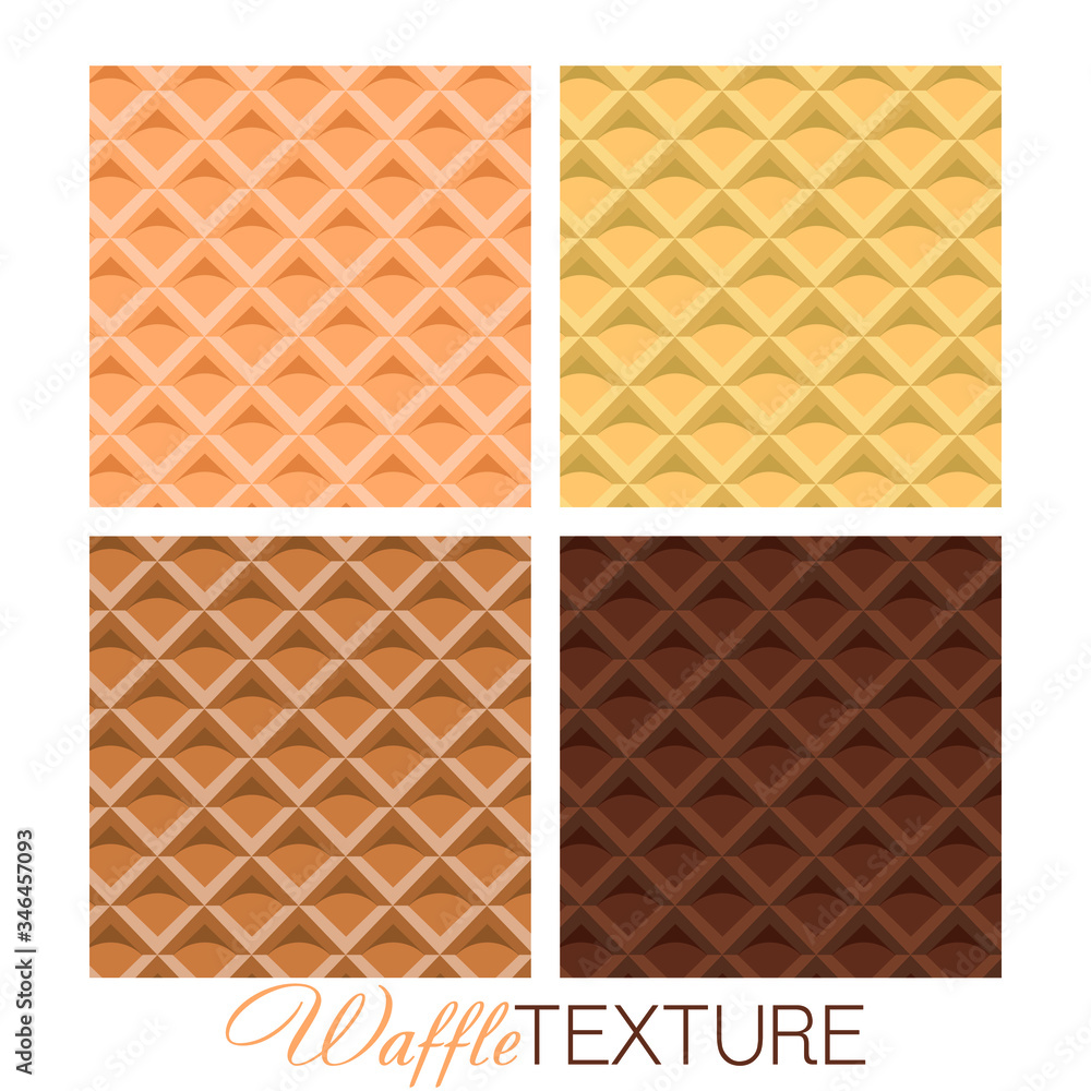 Waffle Cone Texture Vector