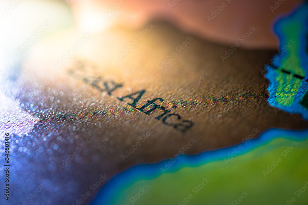 Foto de Geographical map location of Eastern African country in Africa ...