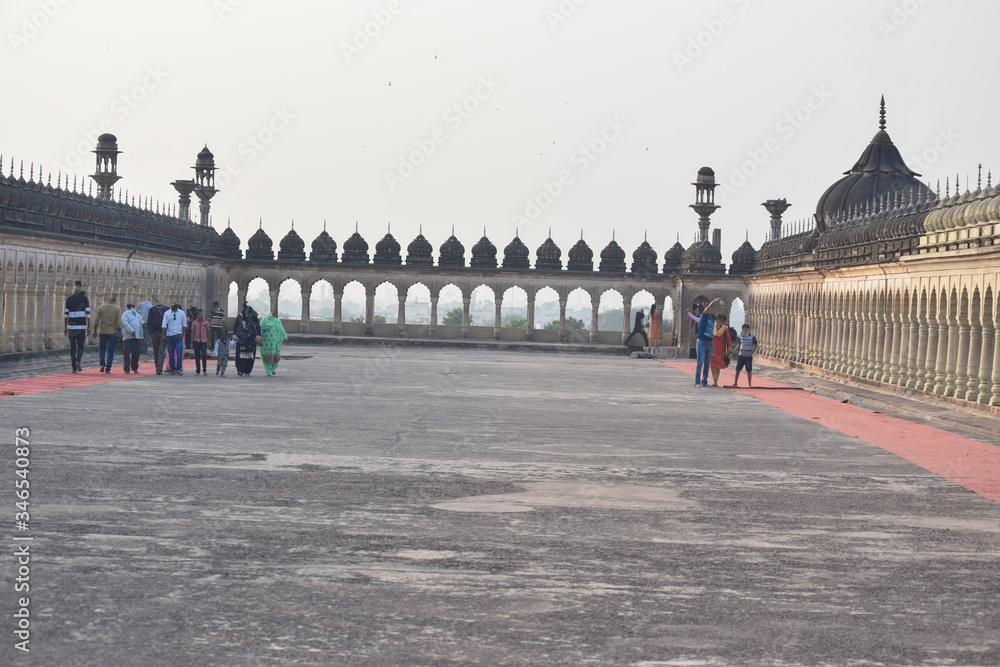old famous bara imambara fort in lucknow, with blue sky, Lucknow ...