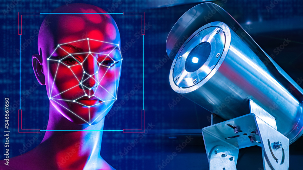 Video camera and biometric identification system. Video surveillance ...