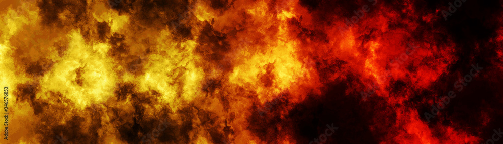 Yellow Fire Wallpaper