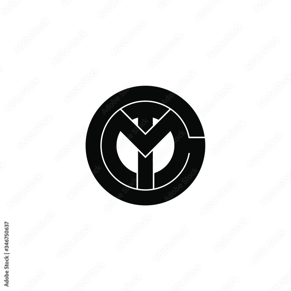 tmg letter original monogram logo design Stock Vector | Adobe Stock