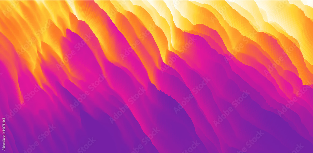 Abstract background with dynamic effect. Creative design poster with ...