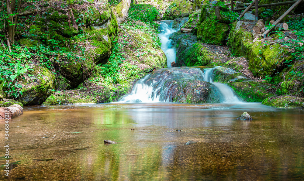 Waterfalls and Cascades in the Ysperklamm in Yspertal Lower Austria ...