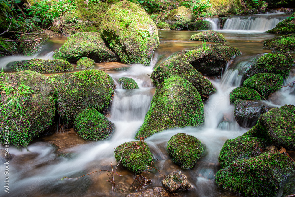 Waterfalls and Cascades in the Ysperklamm in Yspertal Lower Austria ...